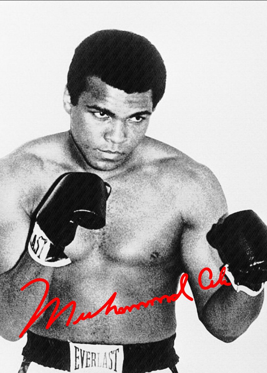 'Muhammad Ali Boxing Poster' Poster, picture, metal print, paint by ...