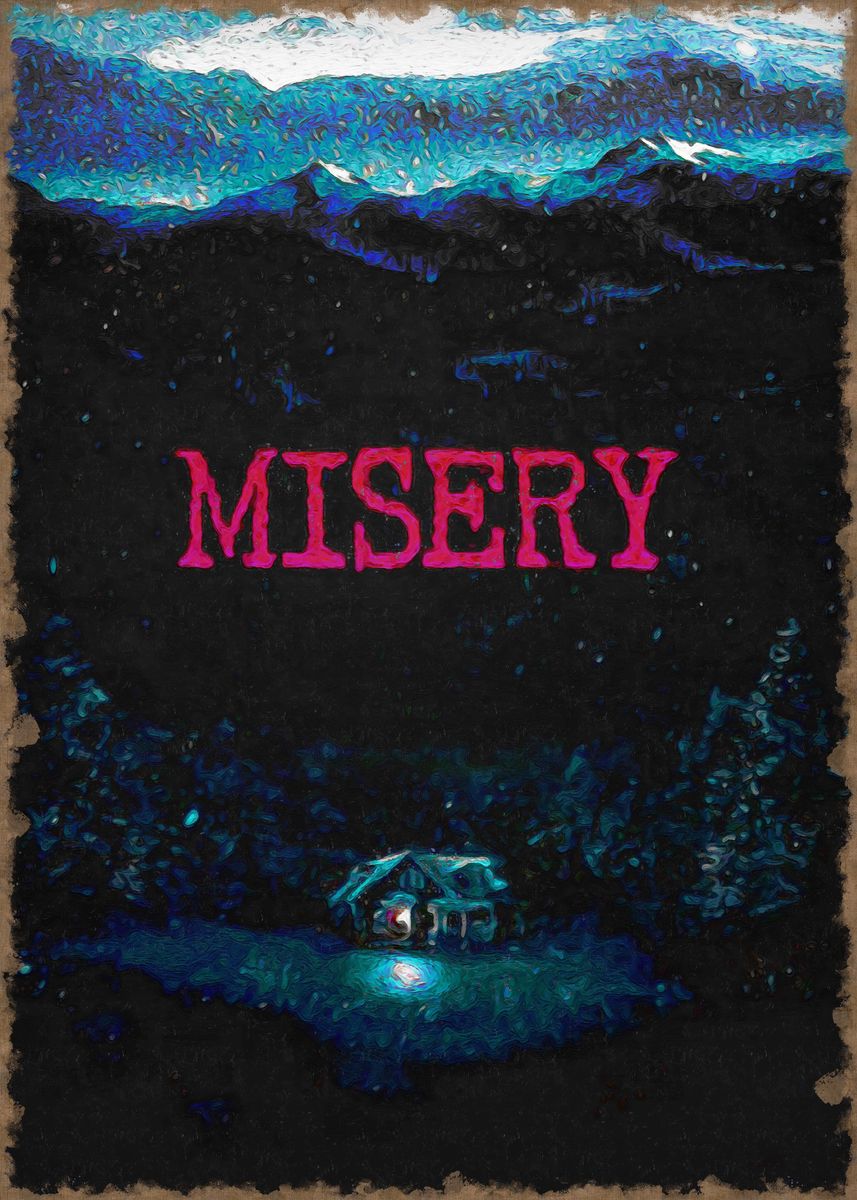 'Misery Movie Poster' Poster, picture, metal print, paint by Cool ...