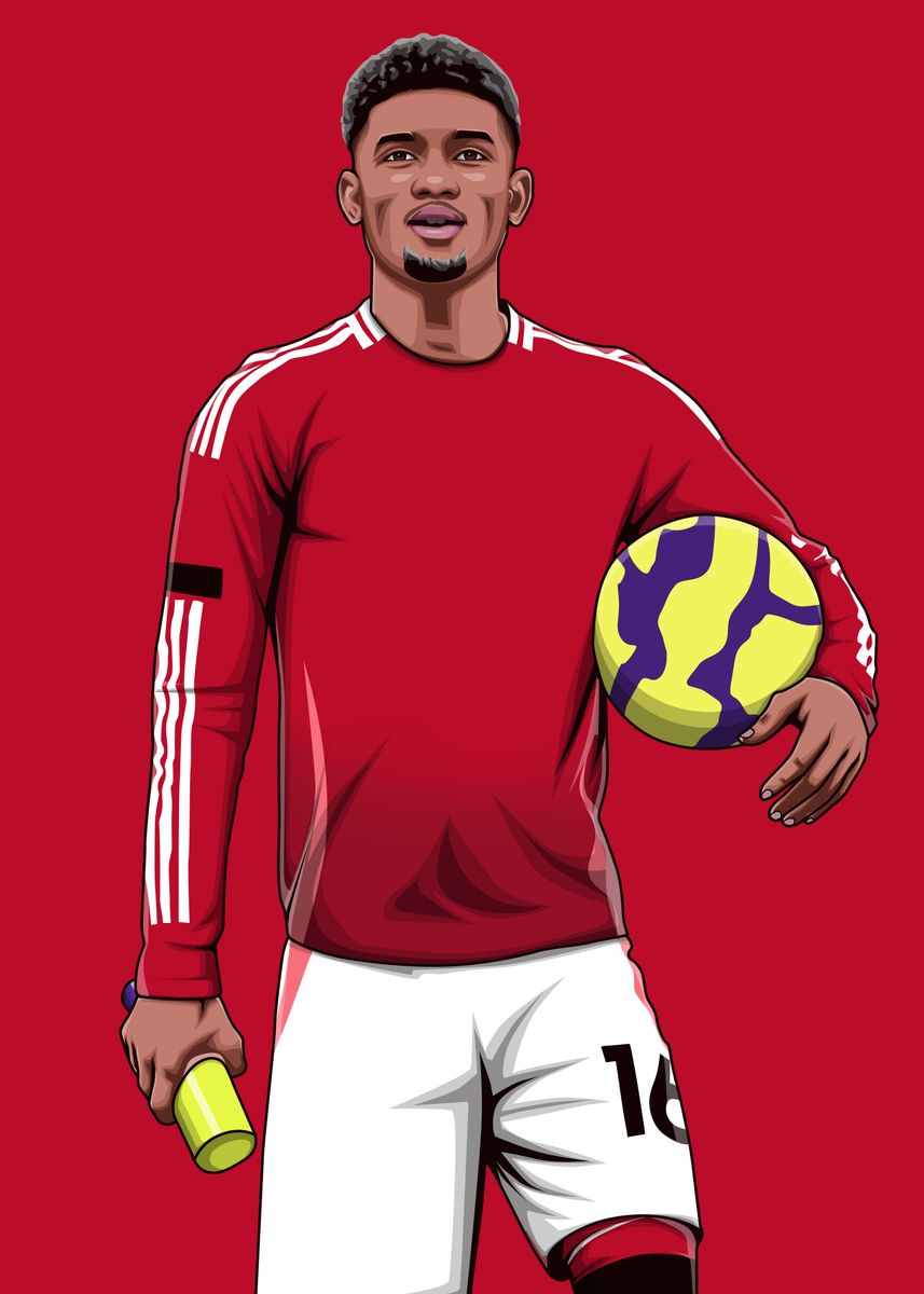 'Amad Diallo' Poster, picture, metal print, paint by Aldduardo Arts ...