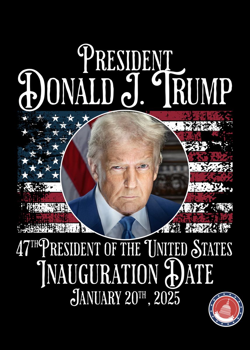 'President Donald Trump Inauguration Day 2025 Memorabilia Souvenir ...