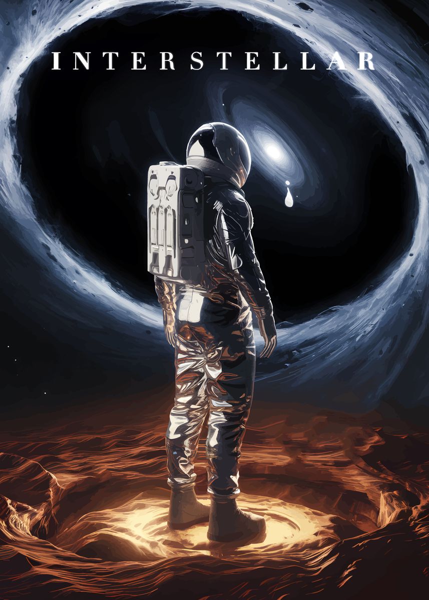 'Interstellar Movie Poster' Poster, picture, metal print, paint by ...
