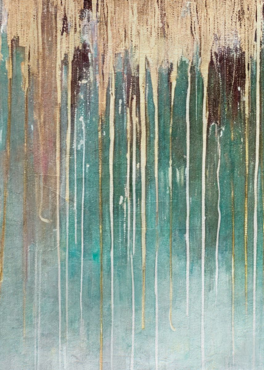 'Abstract Dripping Paint' Poster, picture, metal print, paint by ...