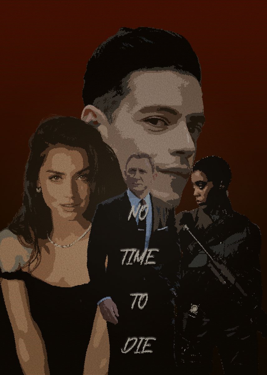 'No Time To Die Poster' Poster, picture, metal print, paint by Edward ...
