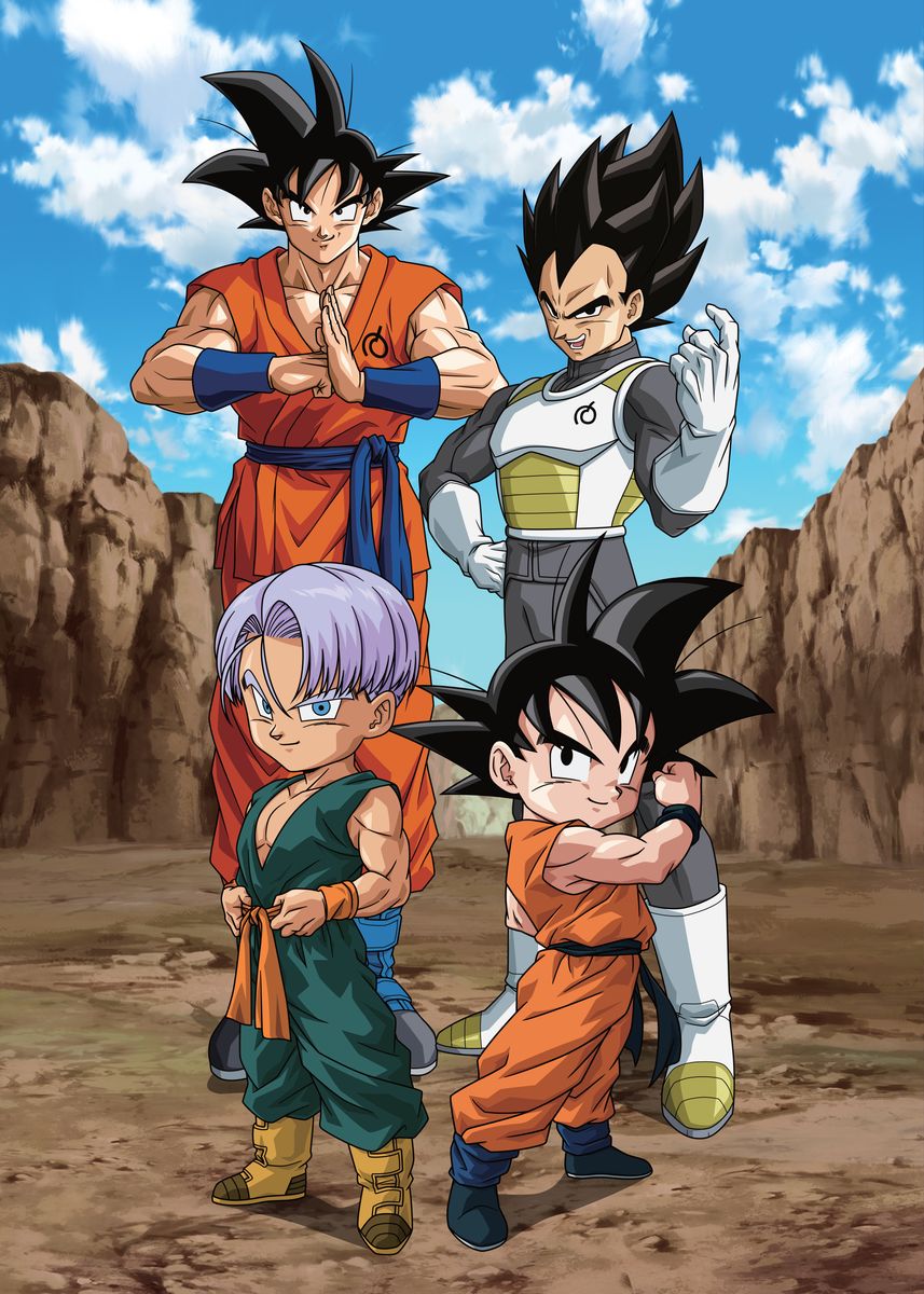 'Dragon Ball Super: Family' Poster, picture, metal print, paint by ...