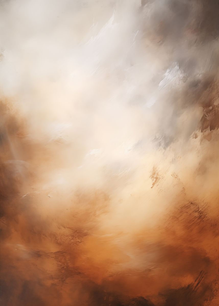 'Abstract Cloud Formation' Poster, picture, metal print, paint by Roman ...