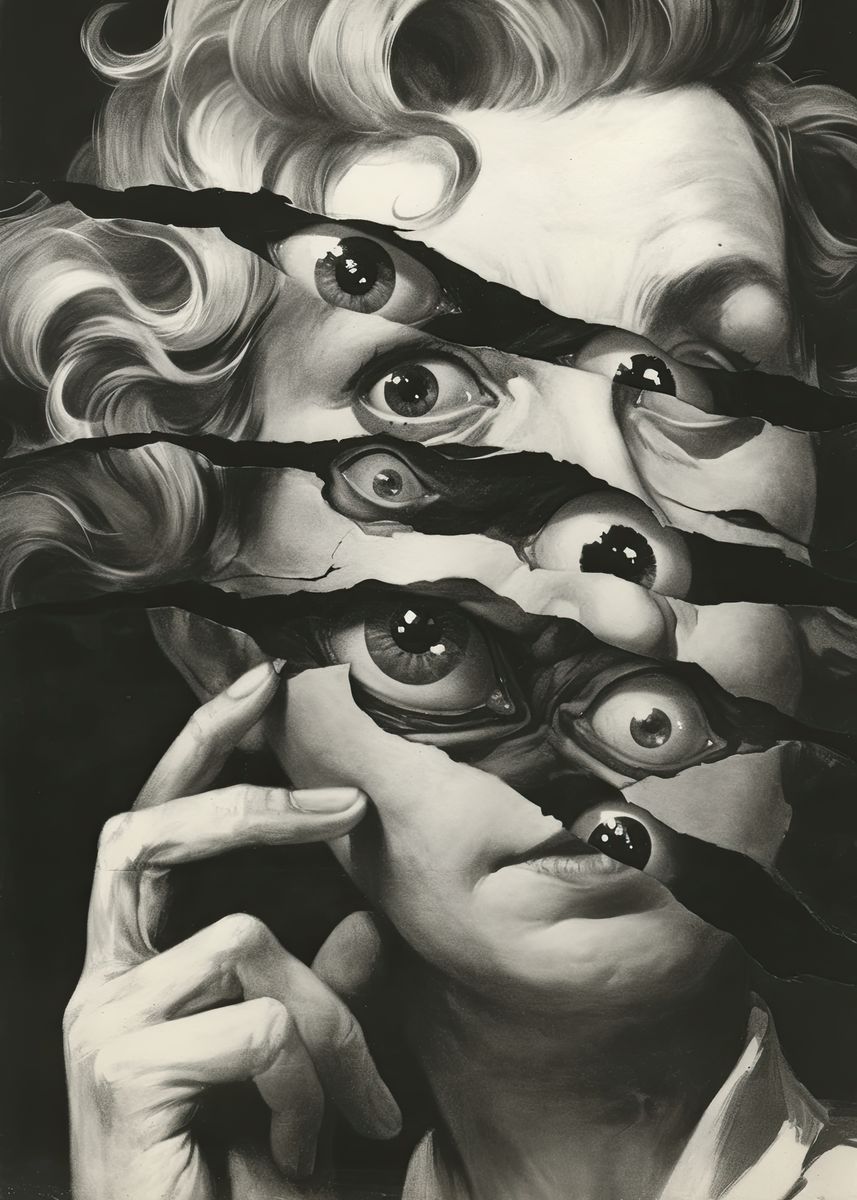 'Madness ' Poster, picture, metal print, paint by Anass Benktitou | Displate