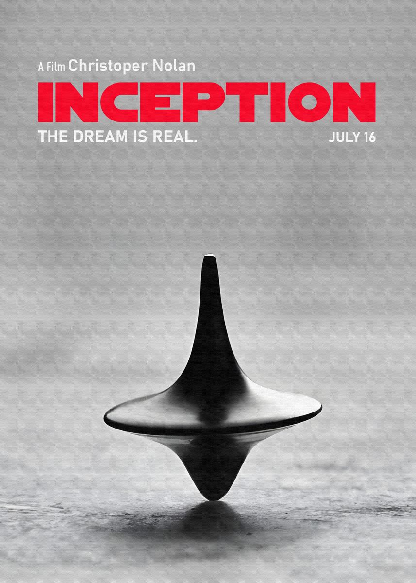 'Inception Movie Poster' Poster, picture, metal print, paint by Keli ...