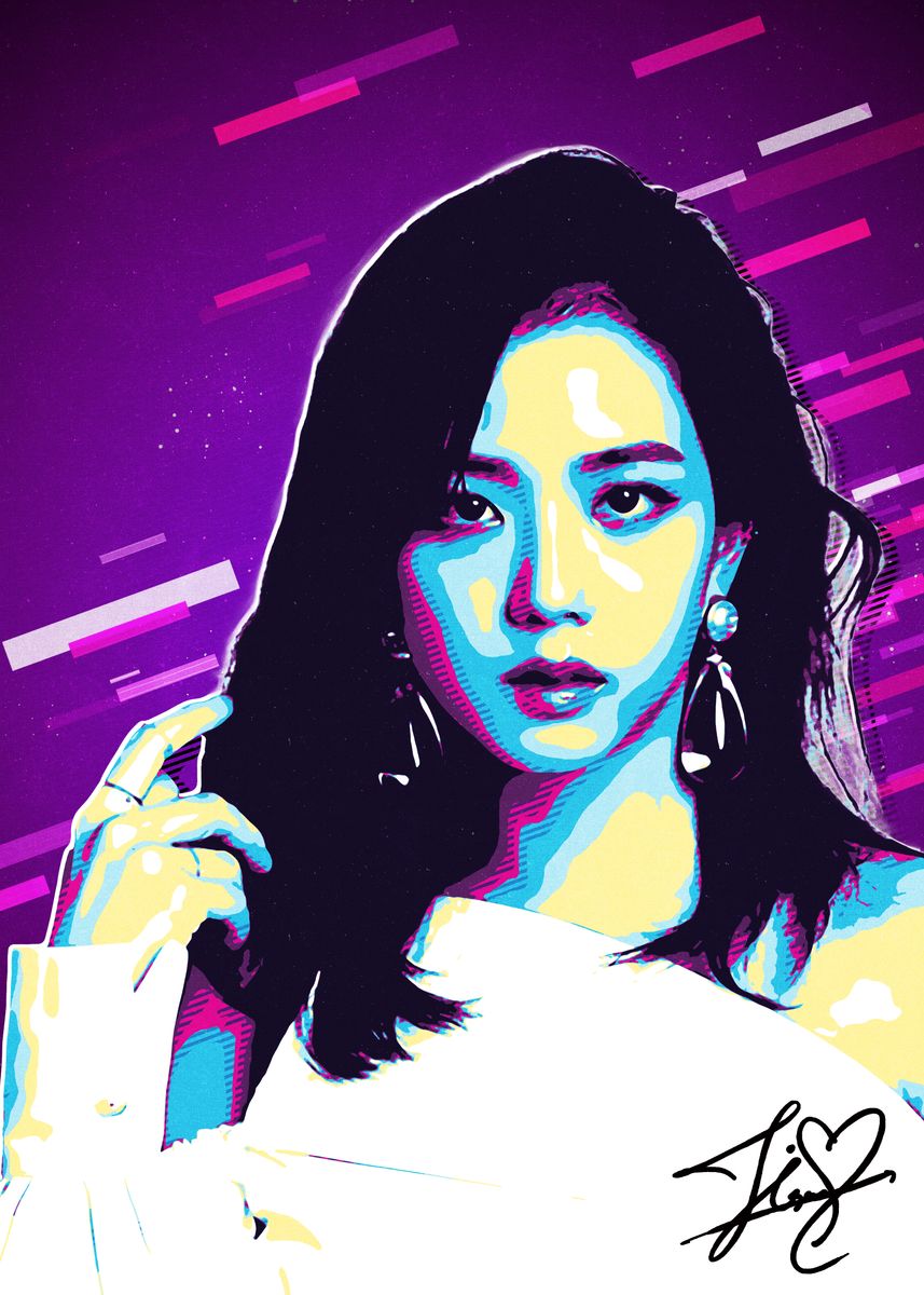 'jisoo Blackpink Pop Art' Poster, picture, metal print, paint by Rose ...