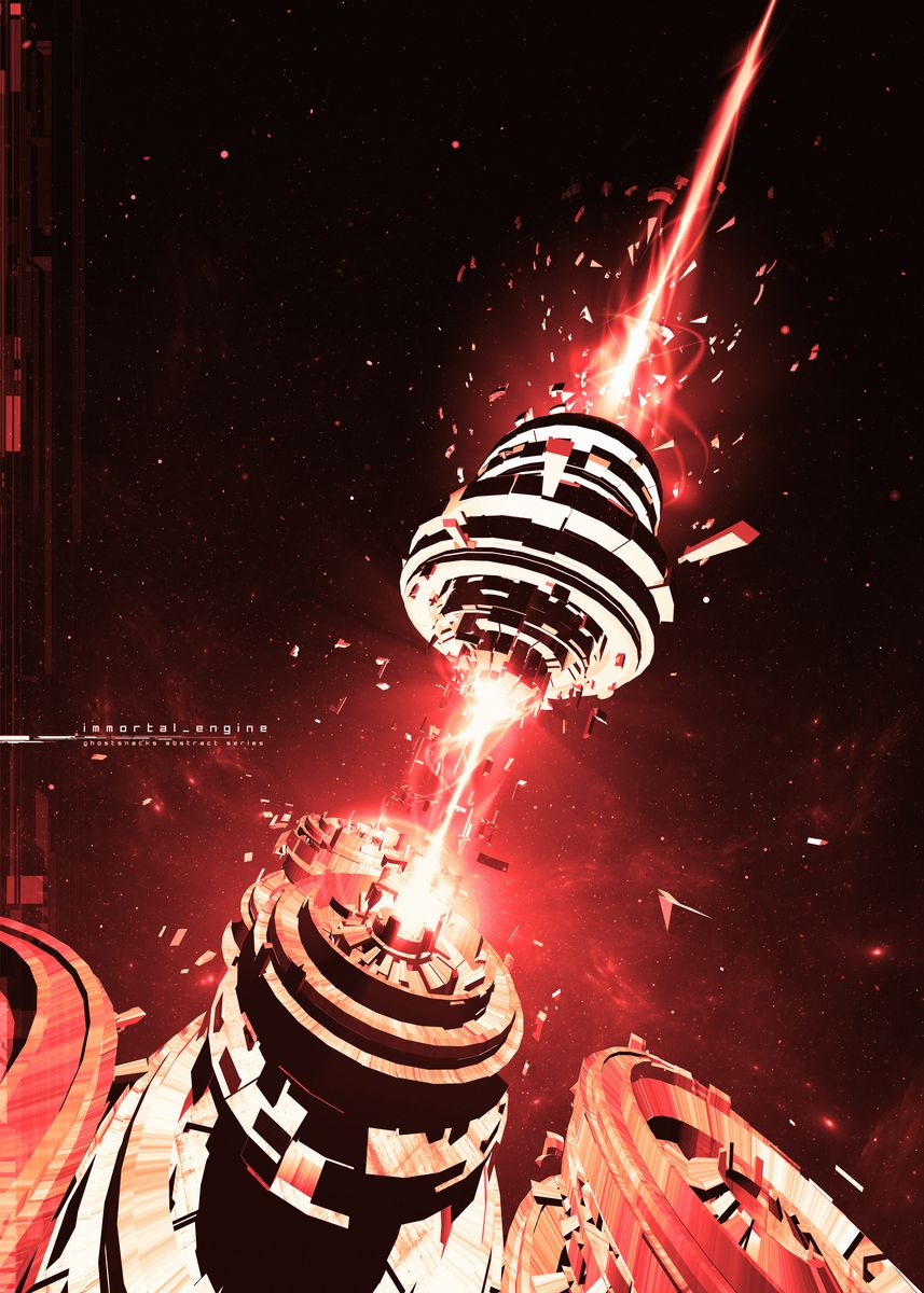 'immortal engine' Poster, picture, metal print, paint by GhostSnacks | Displate