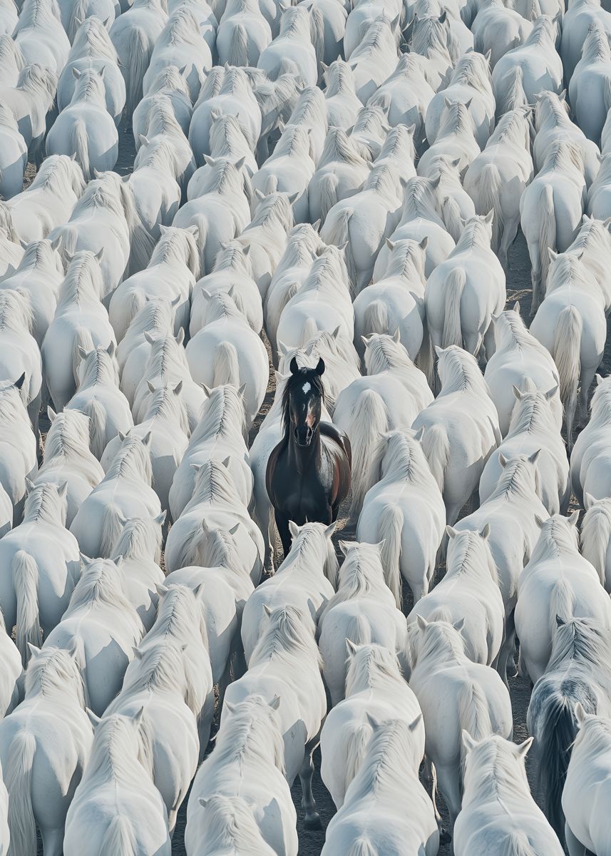 'Be different!' Poster, picture, metal print, paint by Primitive Man ...