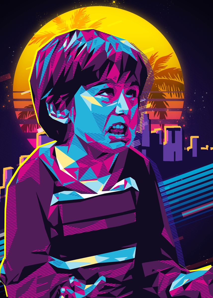 'mocking kids meme retro 80s' Poster, picture, metal print, paint by ...