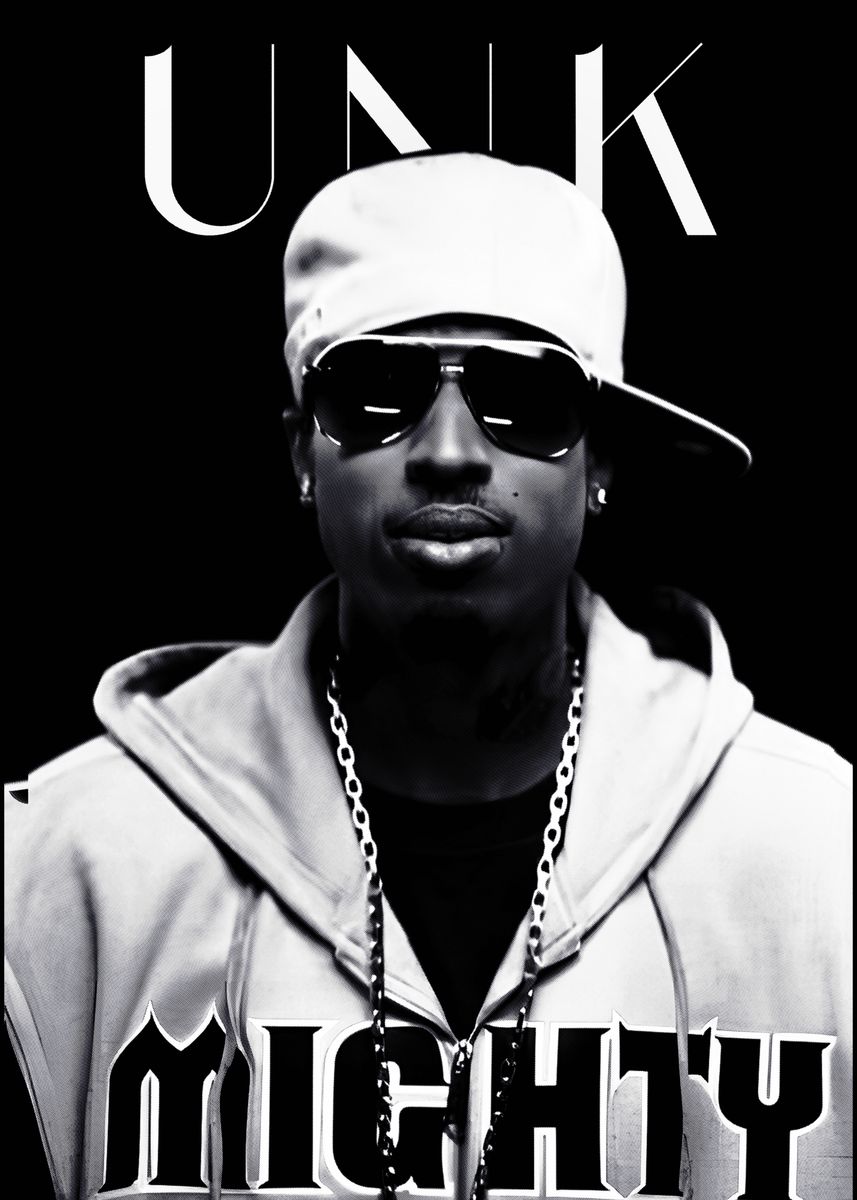 'UNK - Mighty' Poster, picture, metal print, paint by Rose Art | Displate