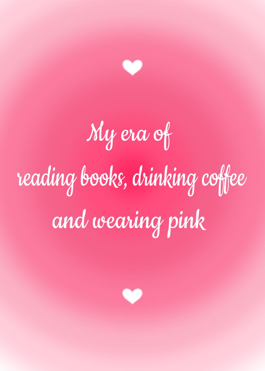 'Pink Quote' Poster, picture, metal print, paint by Anam Hanif Studio ...