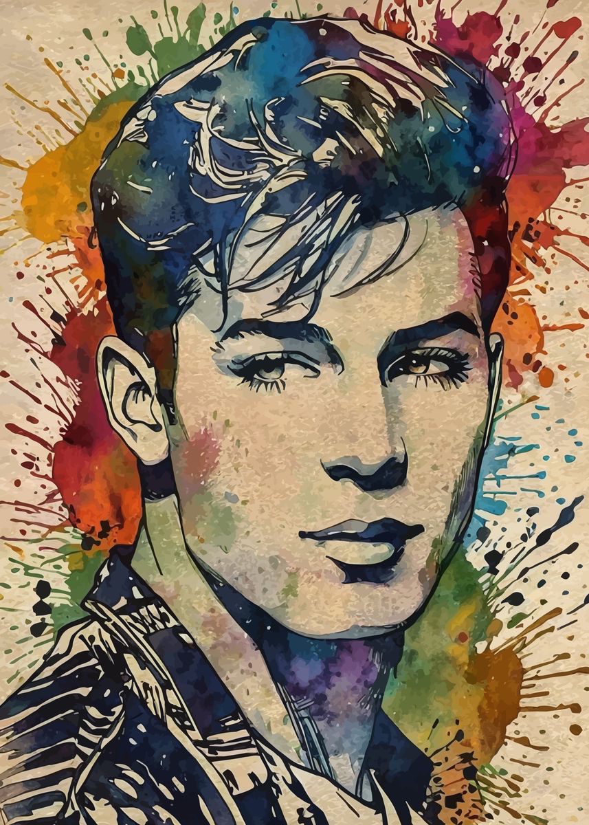 'Shawn Mendes' Poster, picture, metal print, paint by DUMBROS | Displate
