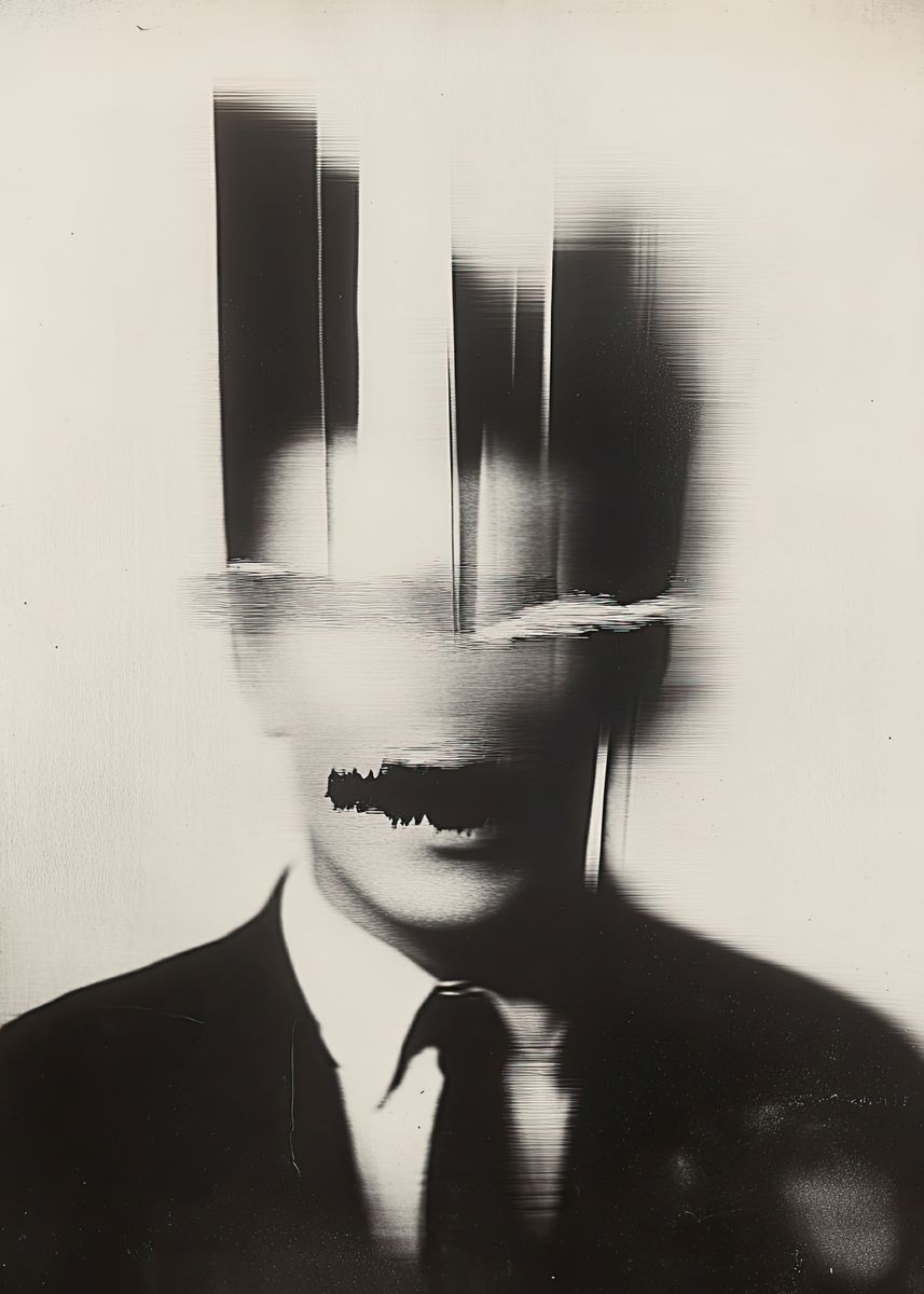 'Distorted Portrait' Poster, picture, metal print, paint by Anass ...