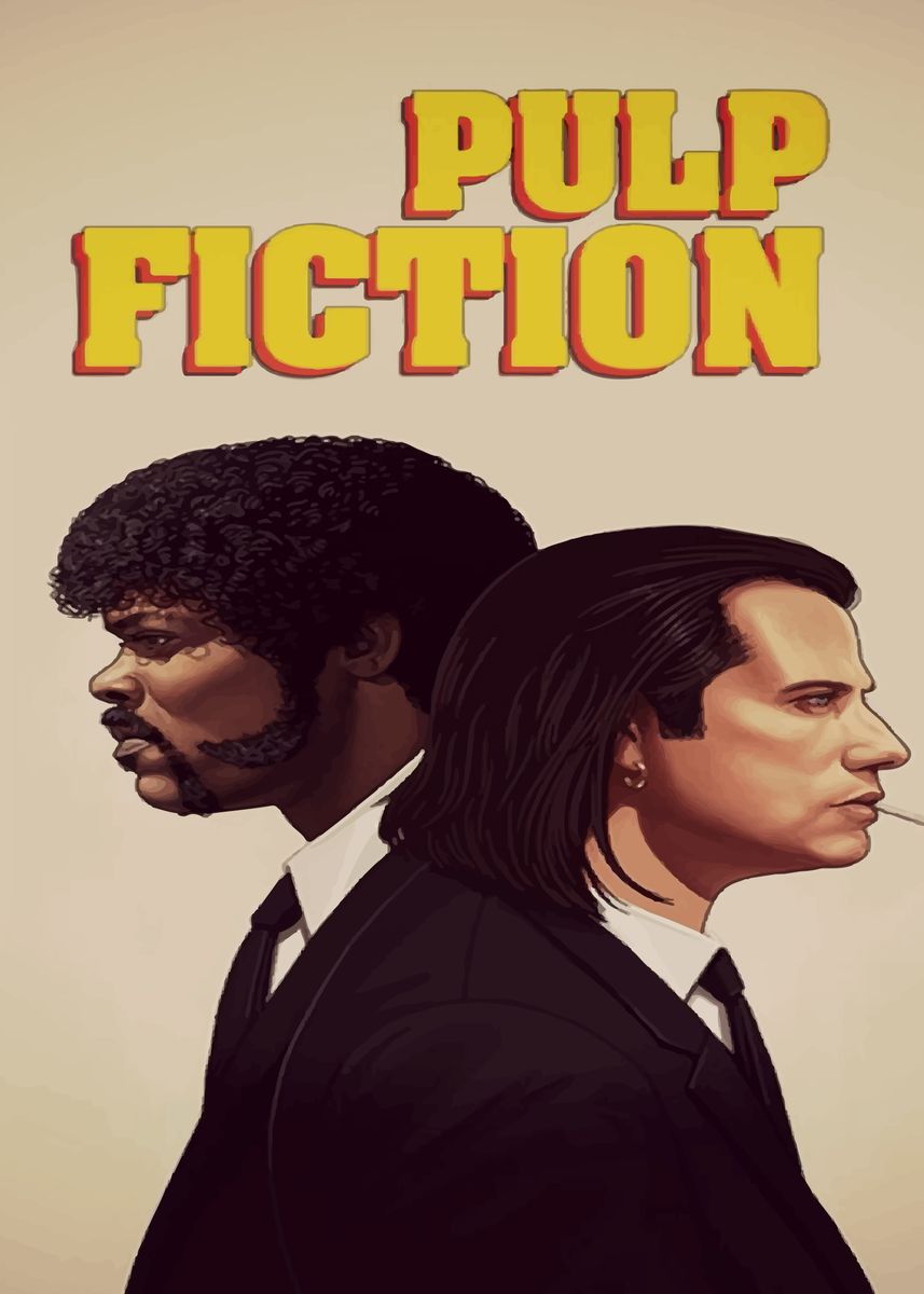 'Pulp Fiction Movie Poster' Poster, picture, metal print, paint by ...