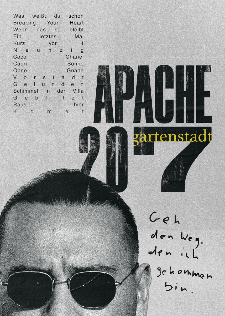 'Apache 207' Poster, picture, metal print, paint by Nerdworld 1 | Displate