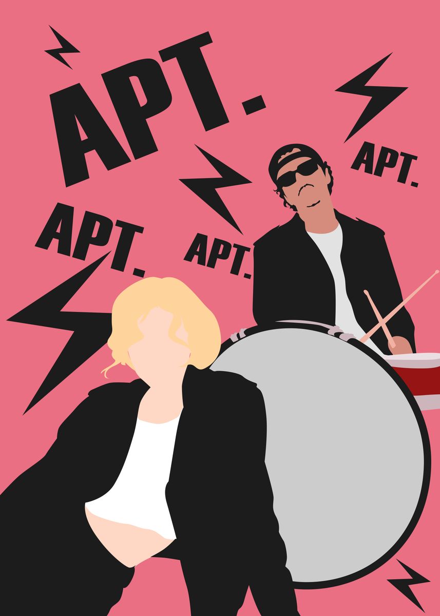 'APT. Band Poster' Poster, picture, metal print, paint by Pol | Displate