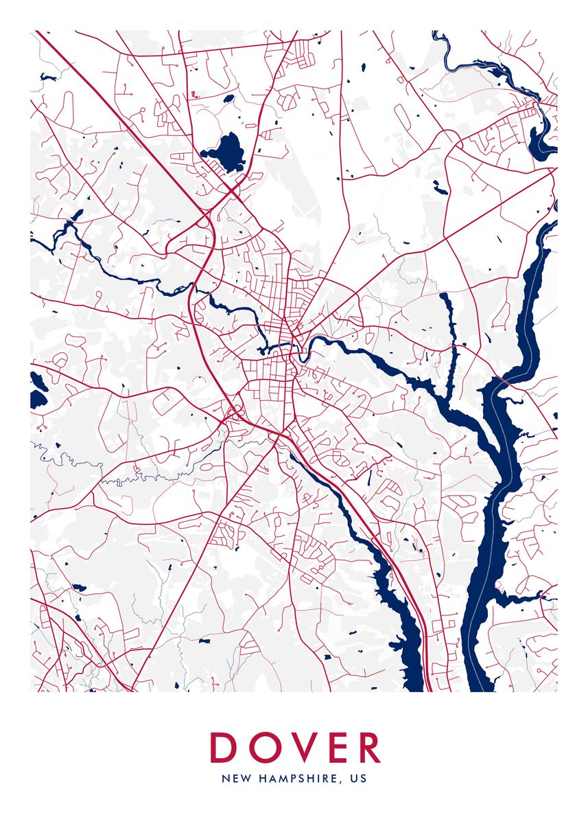 'Dover, New Hampshire' Poster, picture, metal print, paint by Andi ...