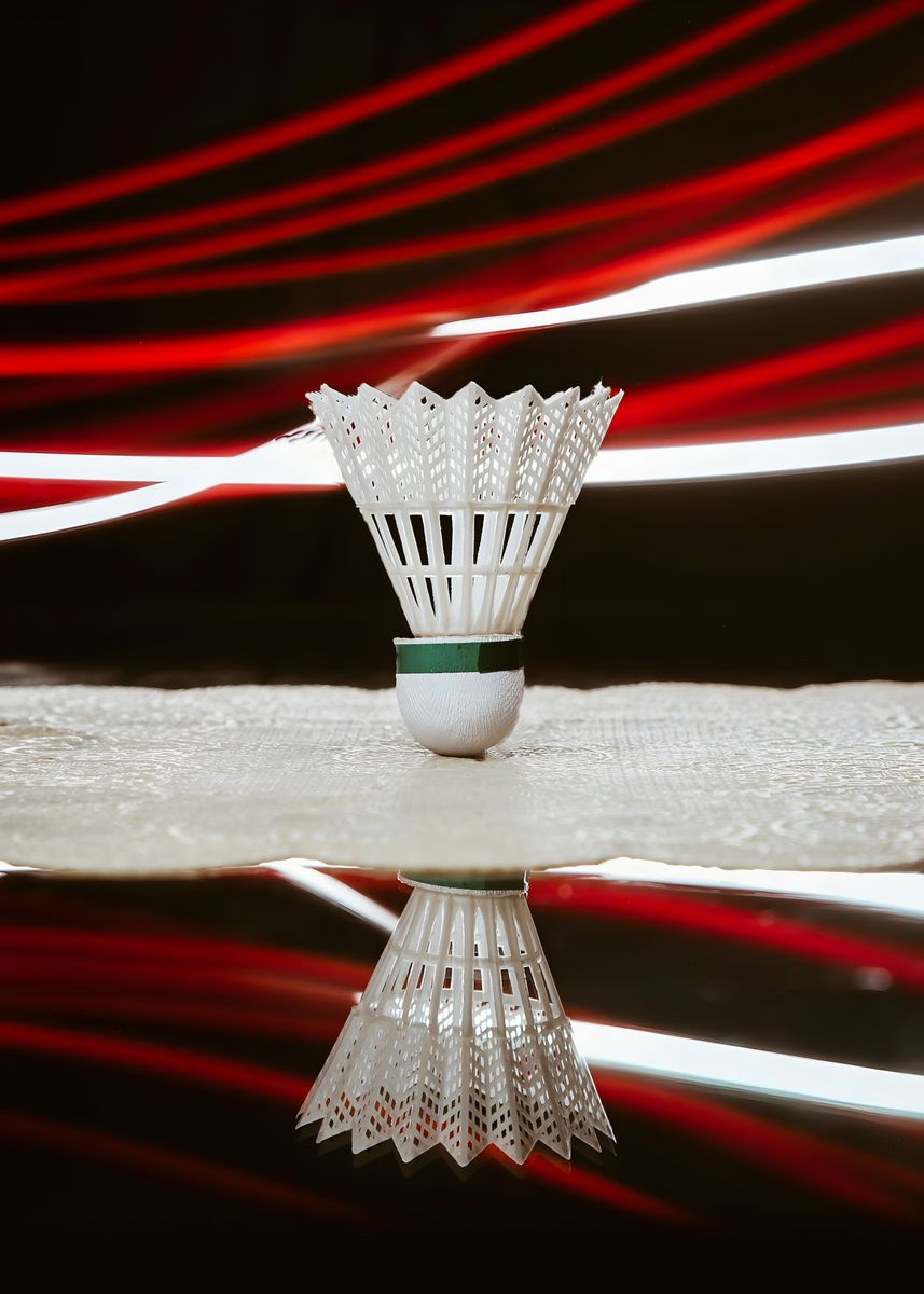 'Badminton Shuttlecock' Poster, picture, metal print, paint by ...