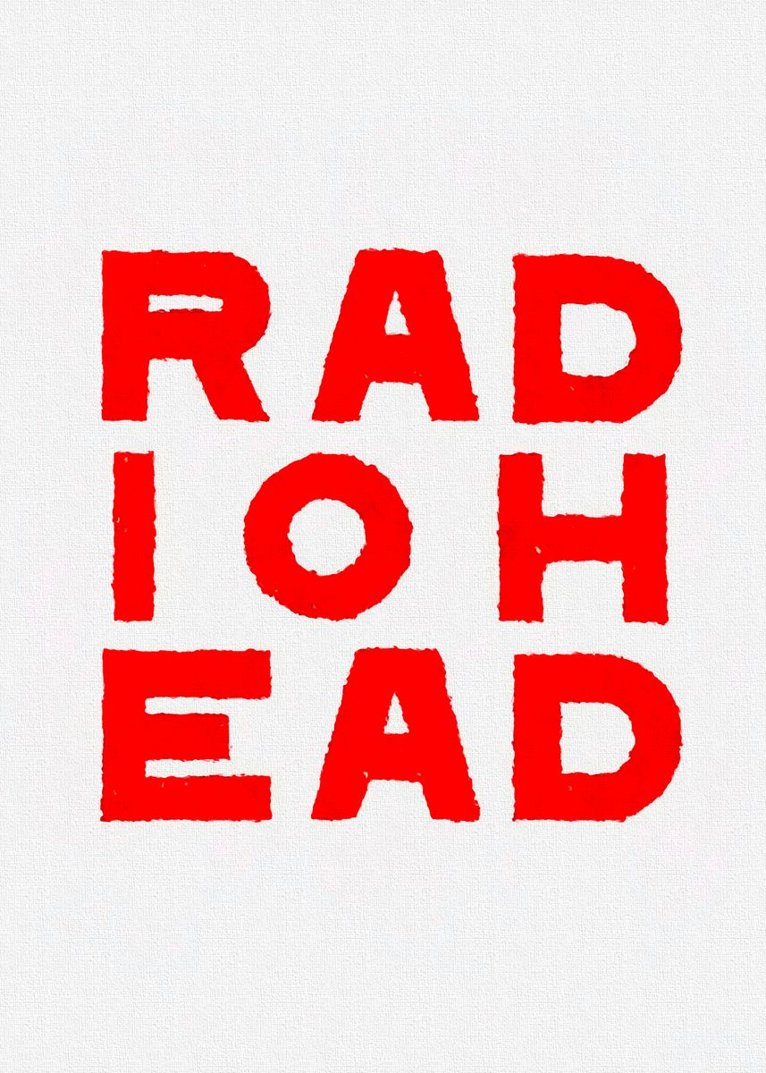 'Radiohead Band Logo' Poster, picture, metal print, paint by supergaff ...
