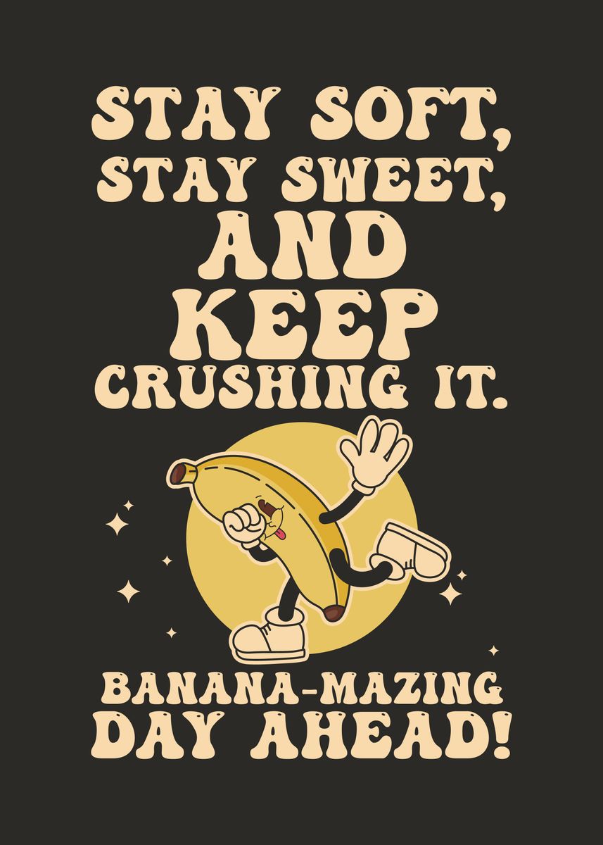 'Stay Soft, Stay Sweet' Poster, picture, metal print, paint by taofik ...