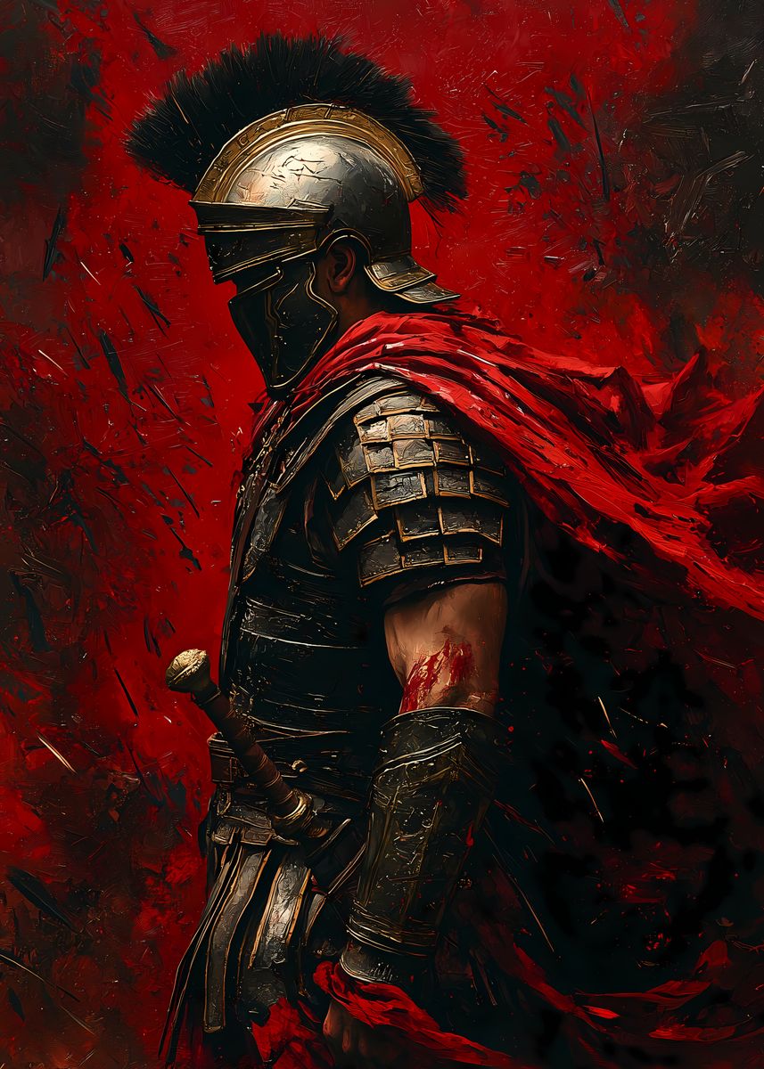 'Roman Centurion Artwork' Poster, picture, metal print, paint by ...