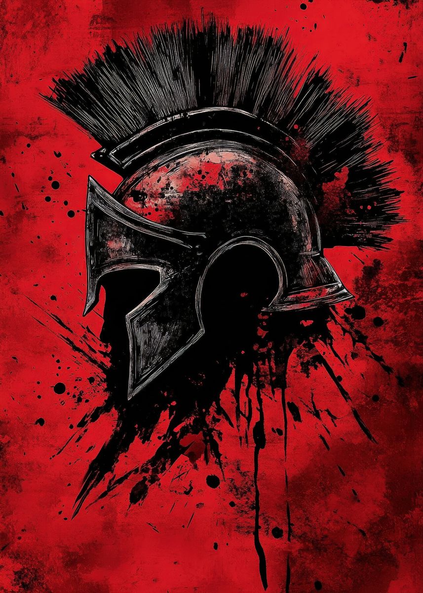 'Spartan Gladiator' Poster, picture, metal print, paint by TESSERACT 07 ...