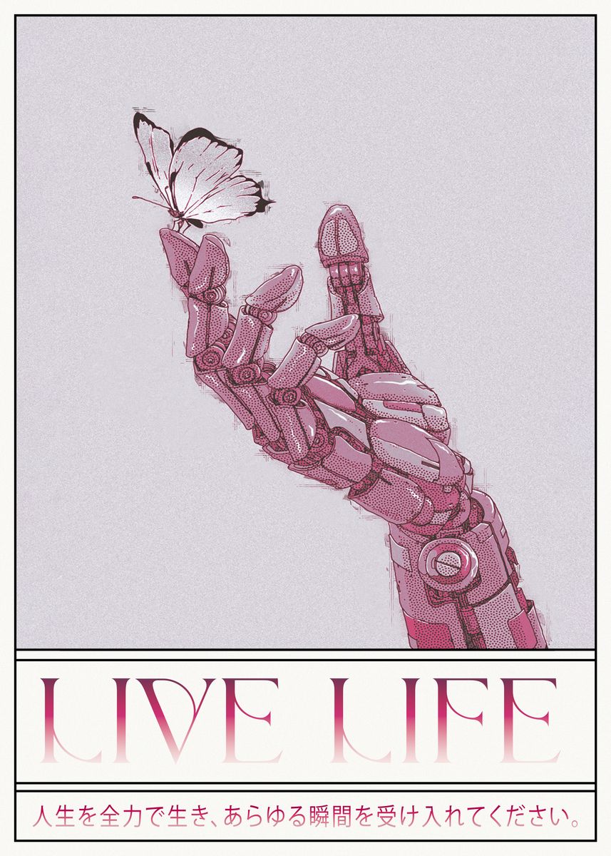 'Live Life' Poster, picture, metal print, paint by CaptiveArtDesigns ...