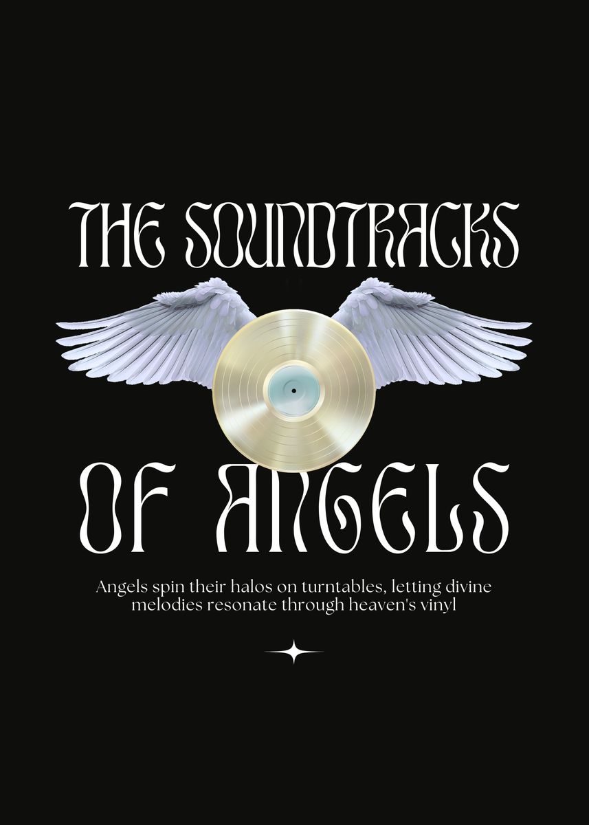 'Angel Soundtracks Vinyl' Poster, picture, metal print, paint by SurAni ...