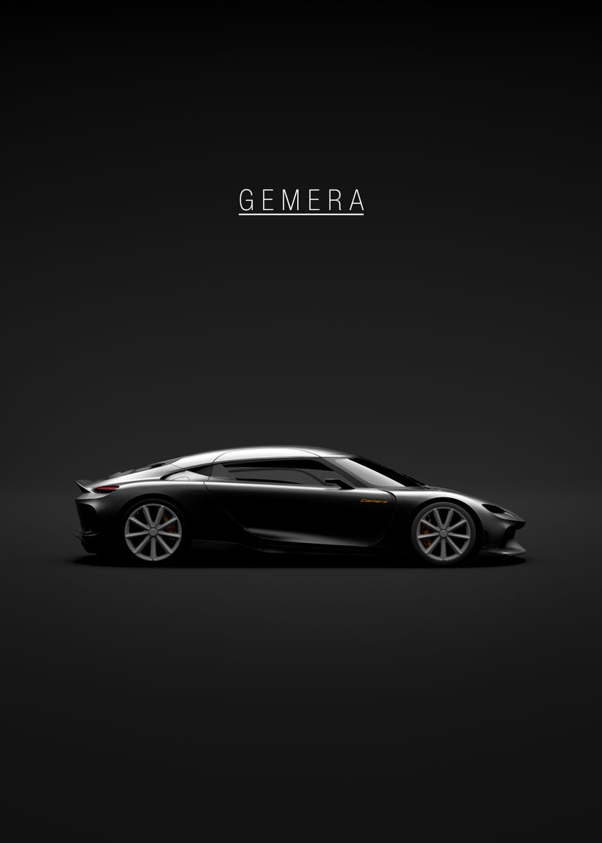 'Koenigsegg Gemera' Poster, picture, metal print, paint by 21 MXM ...