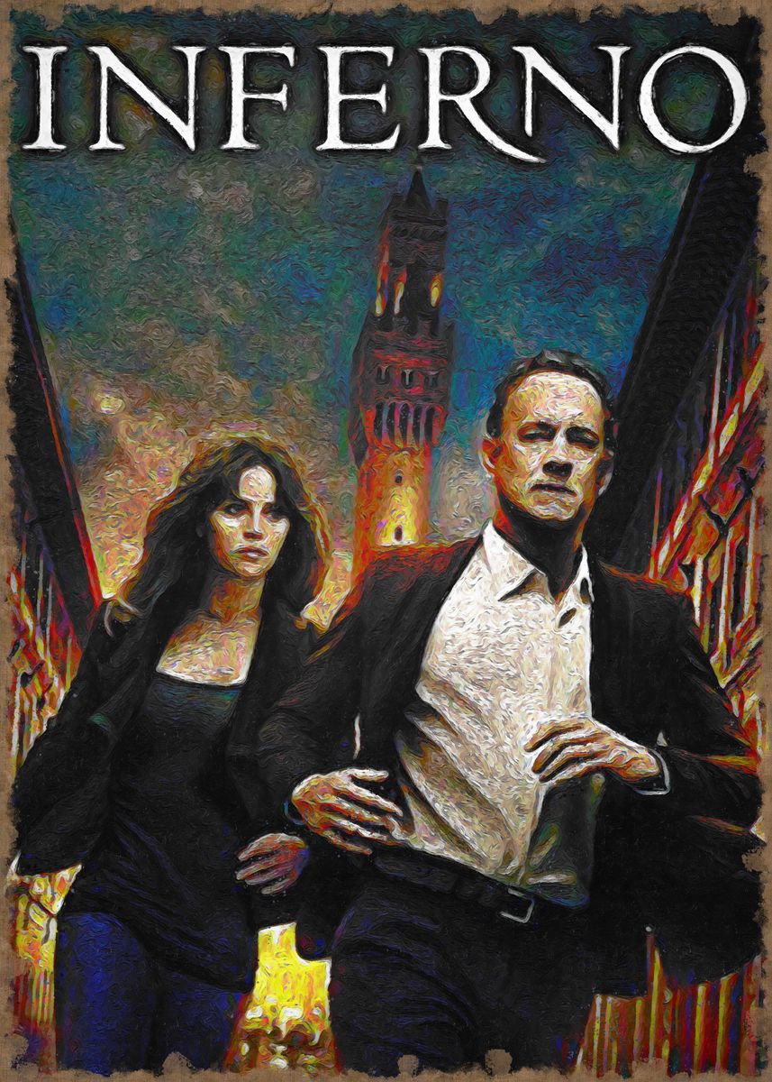 'Inferno Movie Poster' Poster, picture, metal print, paint by Cool ...
