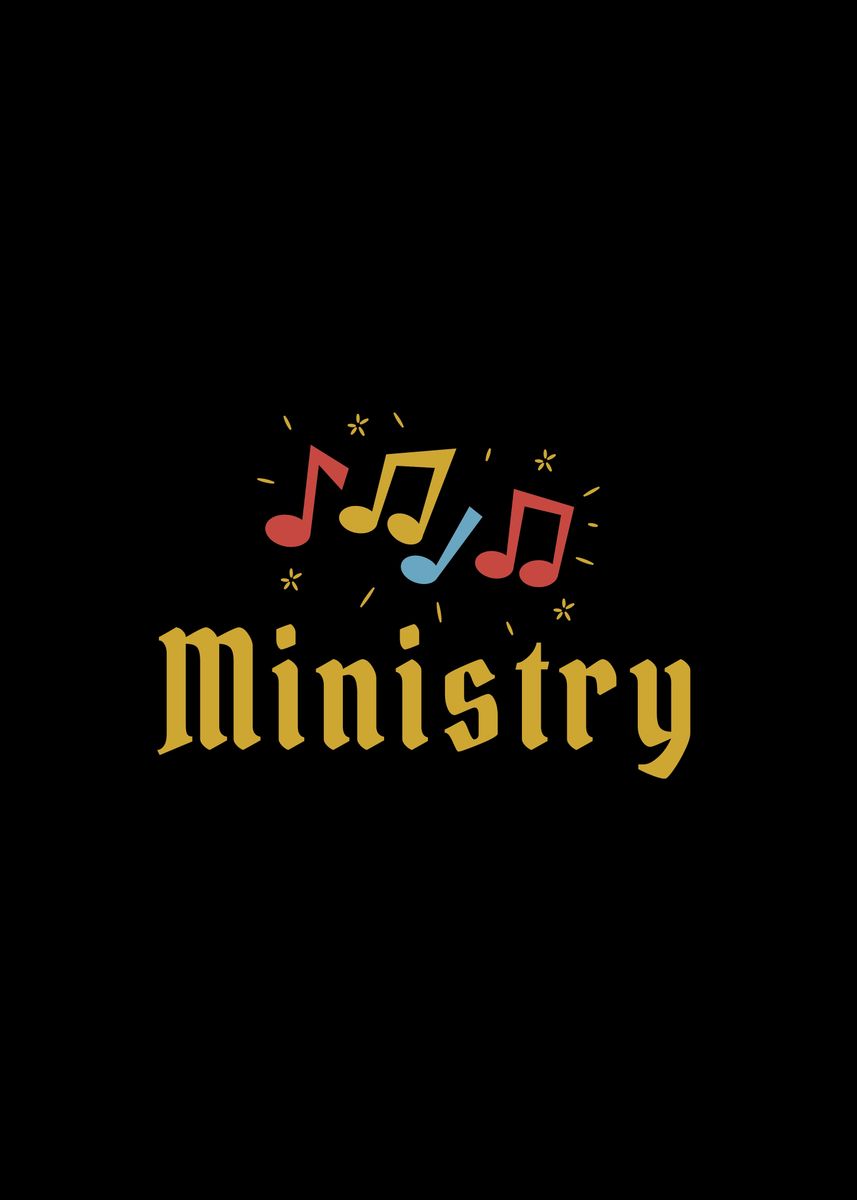 'Music Ministry Logo' Poster, picture, metal print, paint by SurAni ...