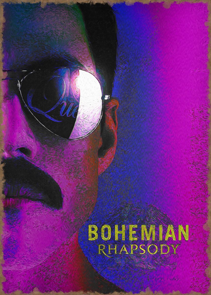 'Bohemian Rhapsody Poster' Poster, picture, metal print, paint by ...