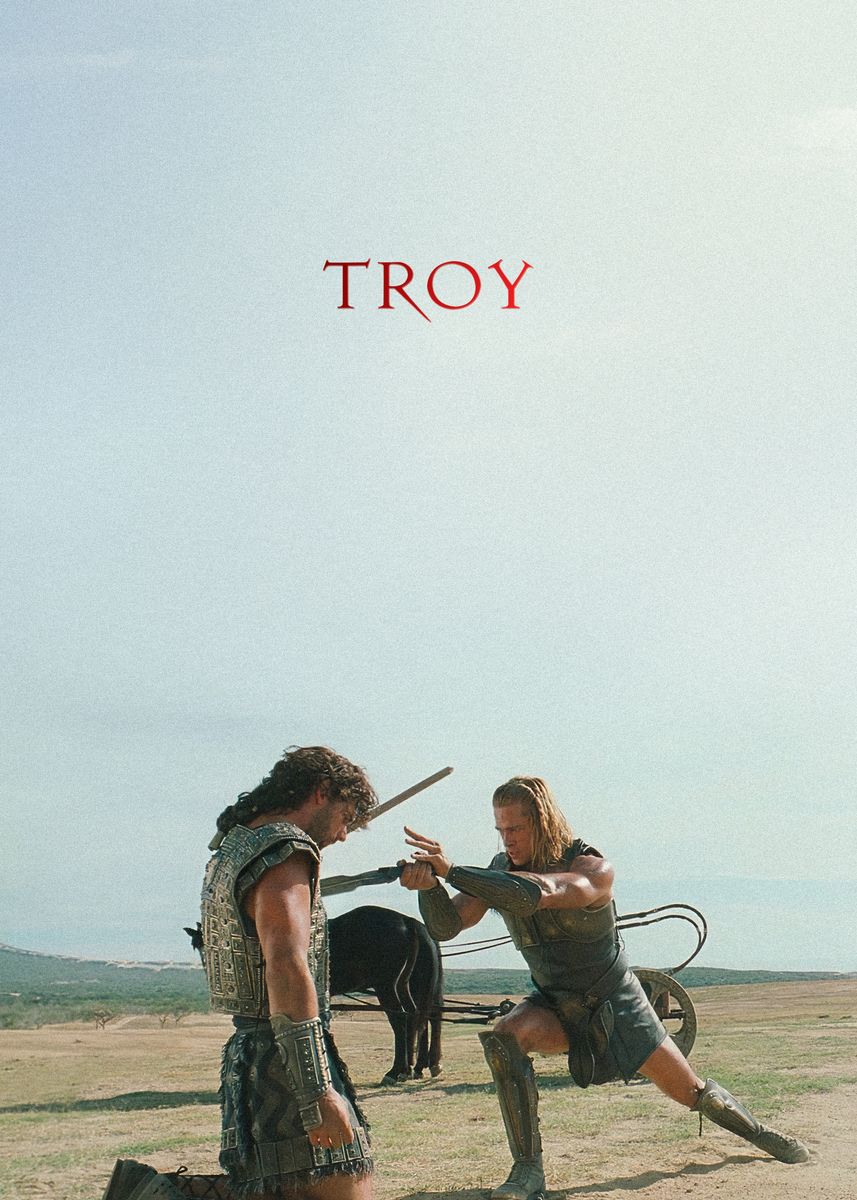 'Troy Movie Poster' Poster, picture, metal print, paint by Nerdworld 1 ...