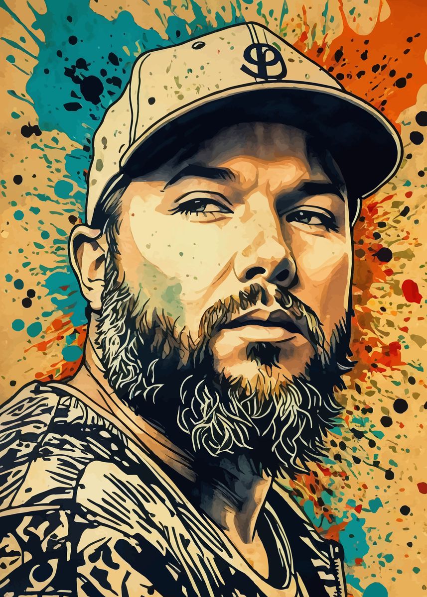 'Fred Durst Vintage' Poster, picture, metal print, paint by DUMBROS ...