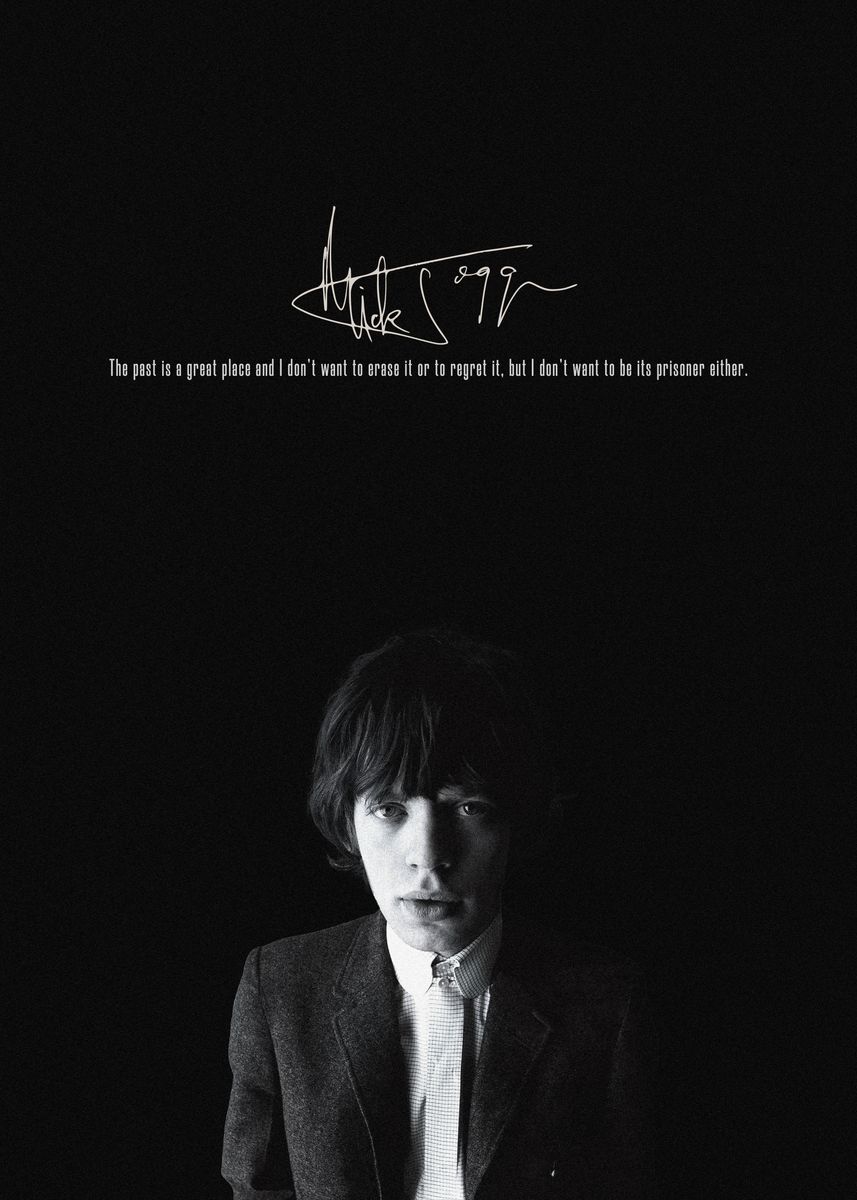 'Mick Jagger' Poster, picture, metal print, paint by Nerdworld 1 | Displate
