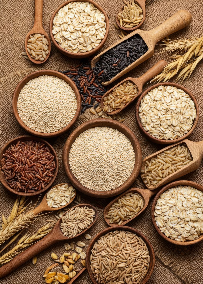 'Assortment of Grains' Poster, picture, metal print, paint by urbanbuzz ...