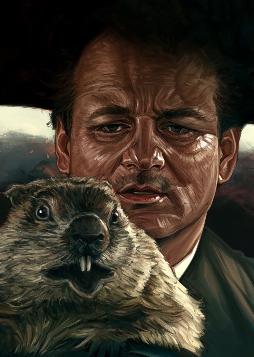 'Groundhog Day Art Print' Poster, picture, metal print, paint by Dmitry ...
