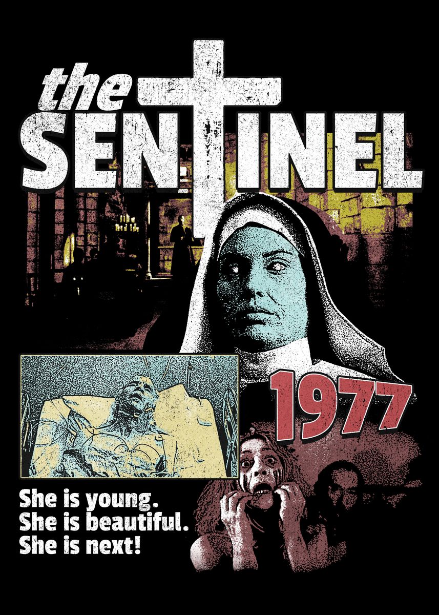 'The Sentinel 1977 Movie Poster' Poster, picture, metal print, paint by ...