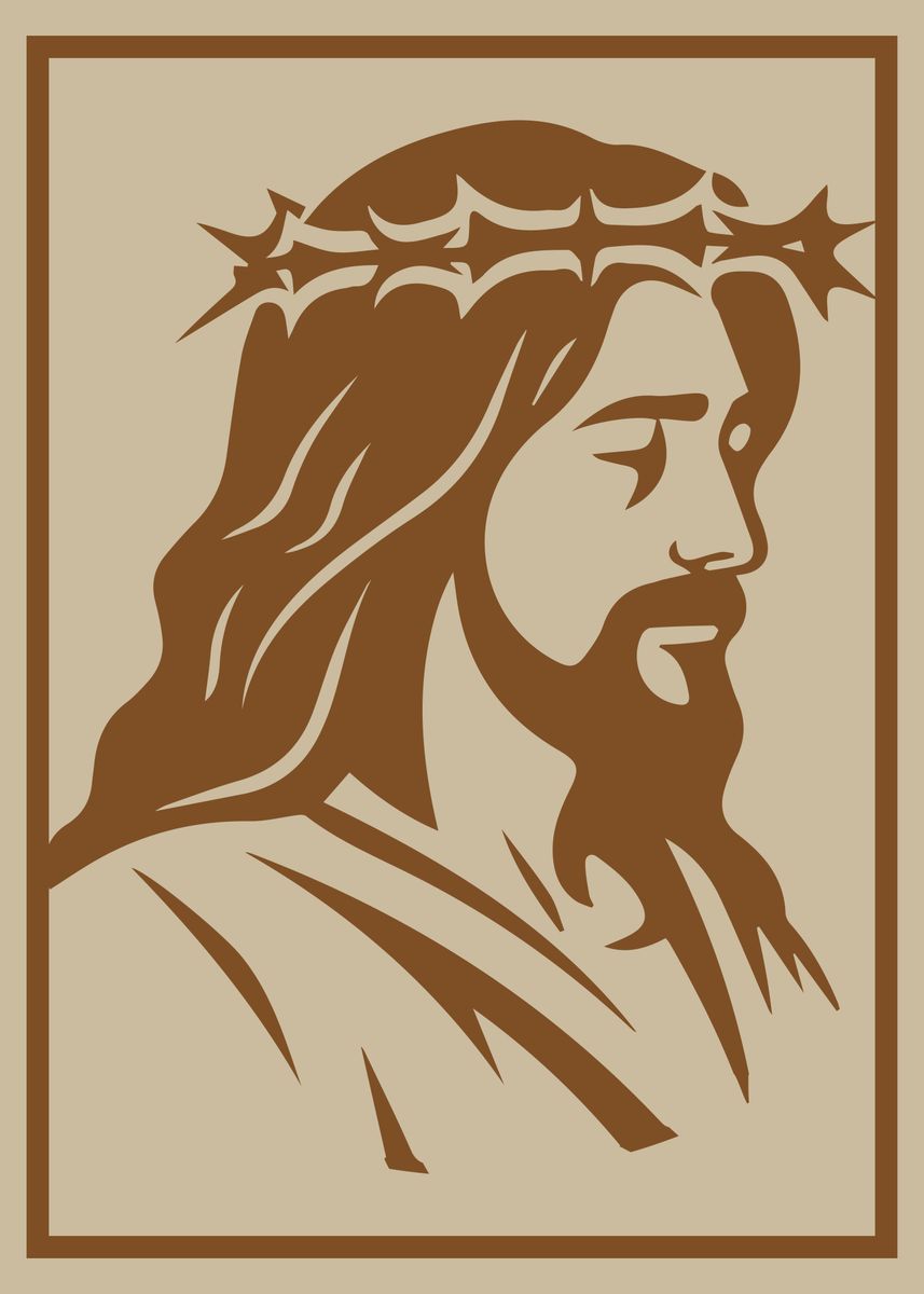 'Jesus Christ' Poster, picture, metal print, paint by Art Creative ...