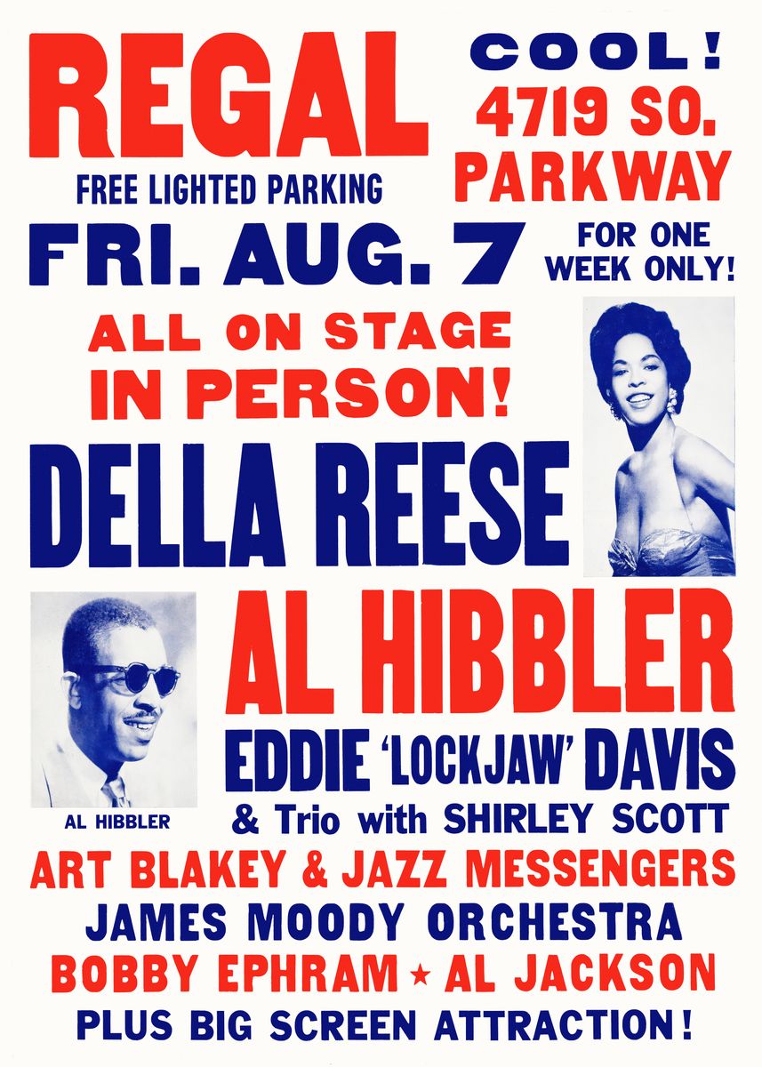 'Regal Theater Concert Poster' Poster, picture, metal print, paint by ...