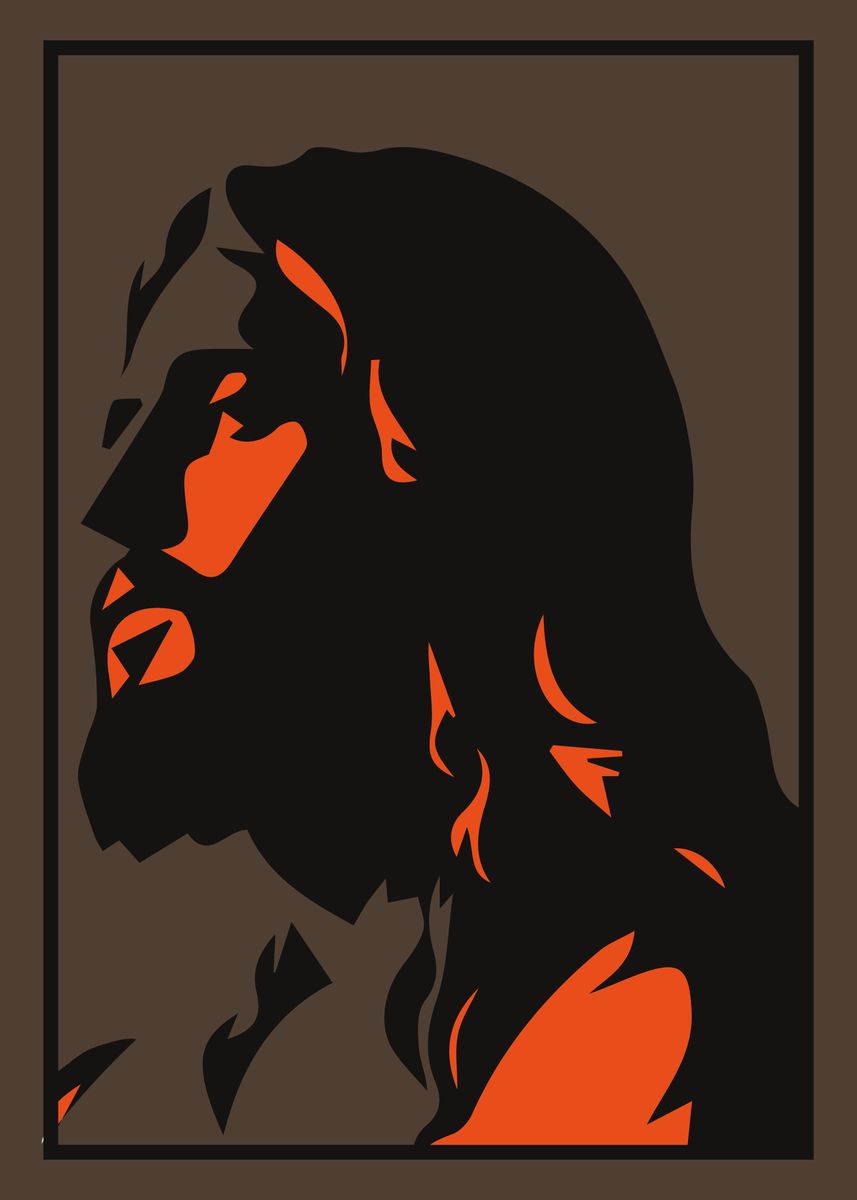 'Jesus Christ' Poster, picture, metal print, paint by Art Creative ...