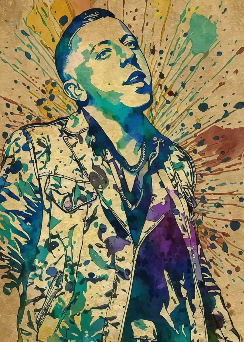 'Macklemore Vintage Pop Art' Poster, picture, metal print, paint by ...