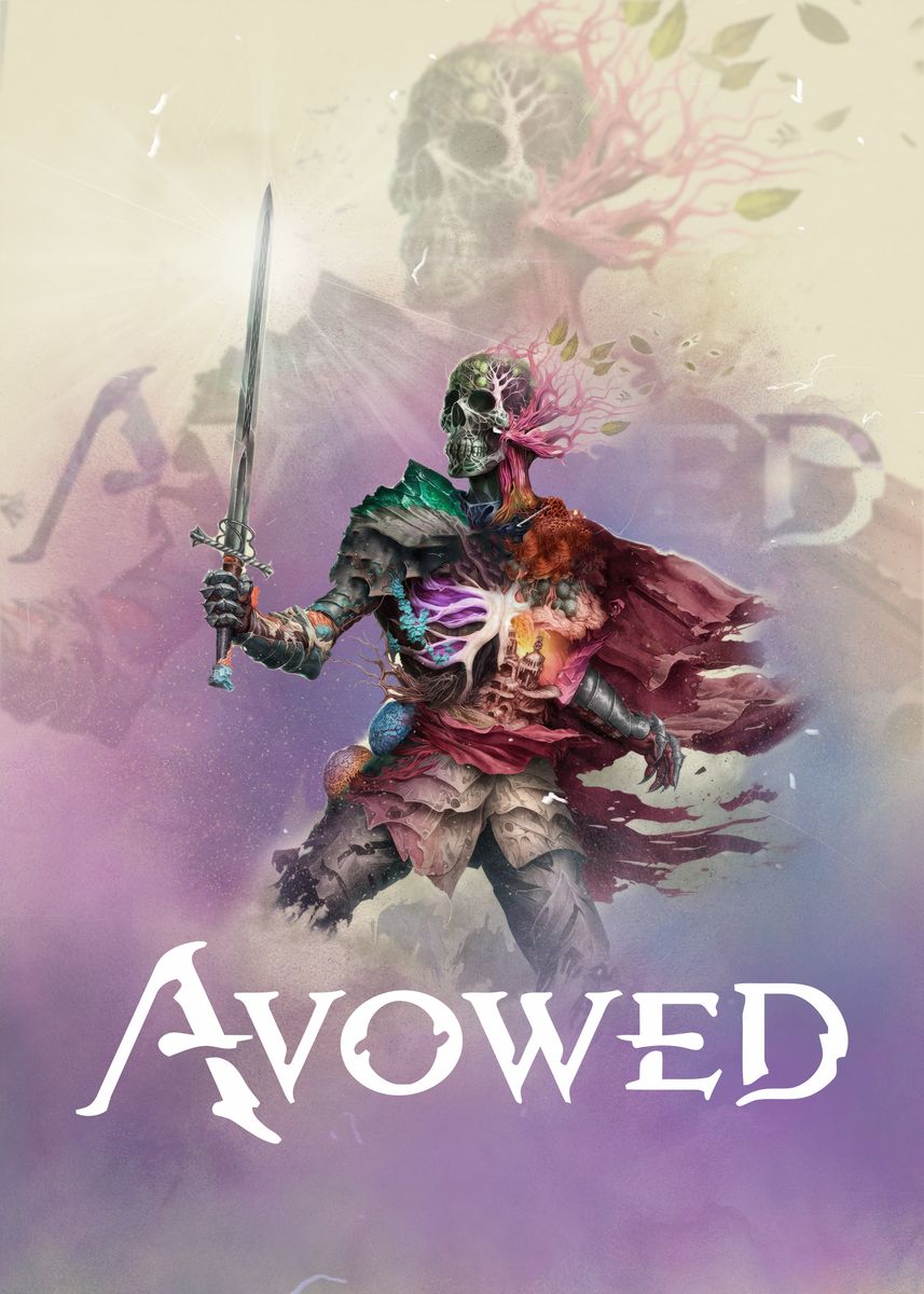 'Avowed Warrior' Poster, picture, metal print, paint by malenia ring ...