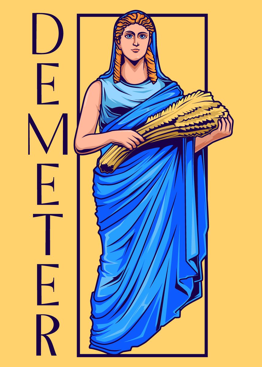 'Demeter Goddess of Harvest' Poster, picture, metal print, paint by ...
