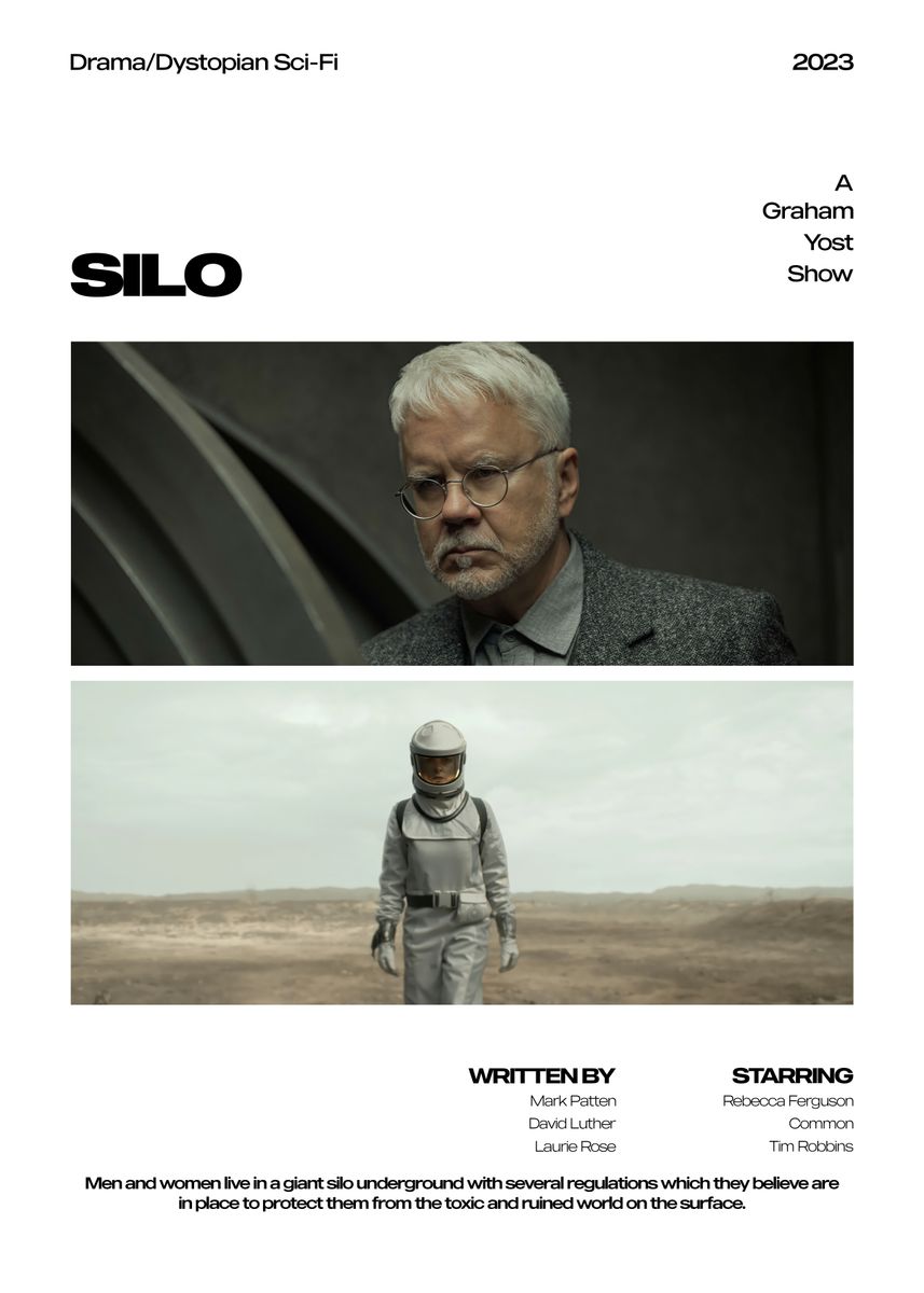 'Silo TV Show Poster' Poster, picture, metal print, paint by Conceptual ...