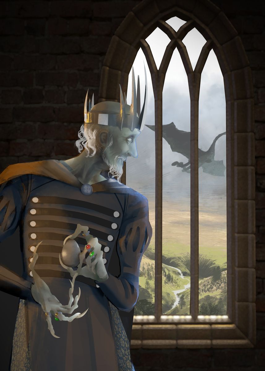 'Koshchei the Deathless' Poster, picture, metal print, paint by ...