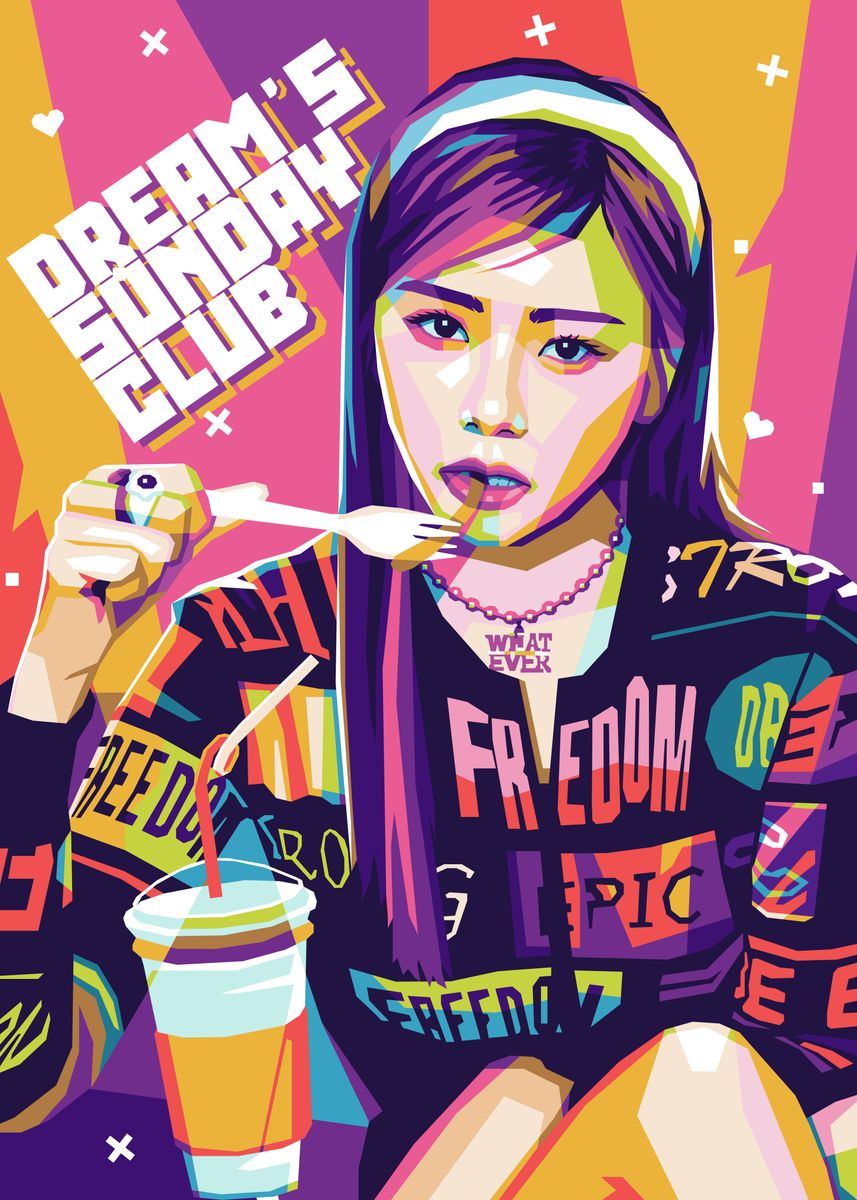 'Dreamcatcher JIU' Poster, picture, metal print, paint by Andi Permana | Displate