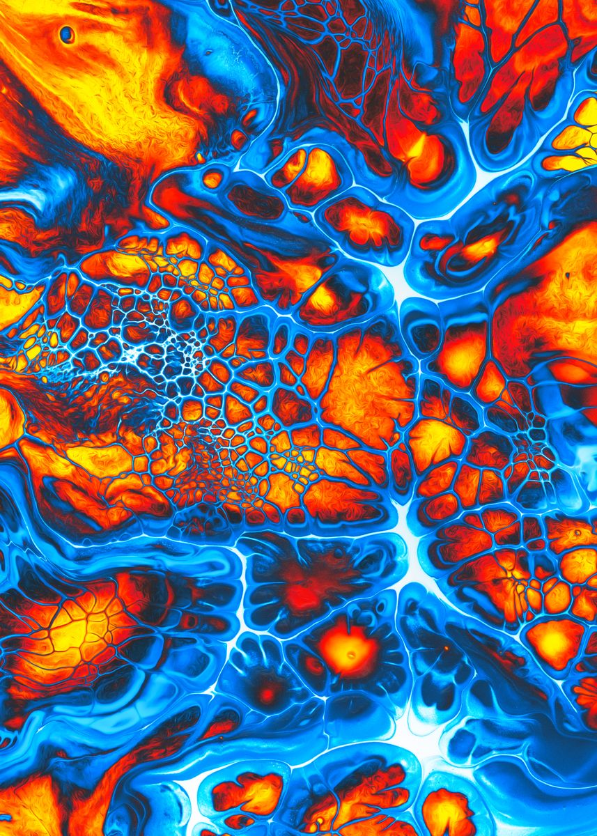 'Messy' Poster, picture, metal print, paint by Geoglyser | Displate